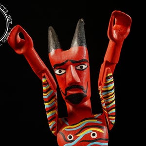 Diablo Fálico | Contemporary Articulated Oaxacan Alebrije - Etsy