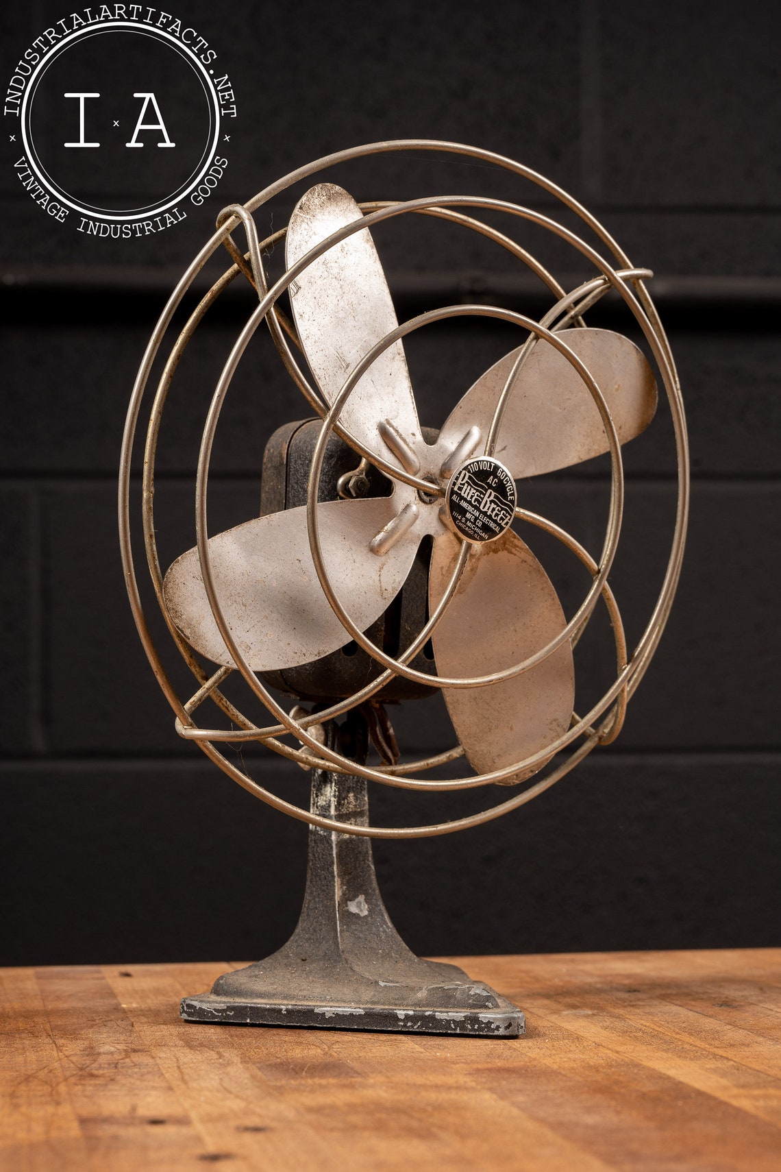 Midcentury Industrial Table Fan - Etsy