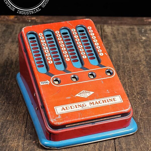Antique Adding Machine - Etsy