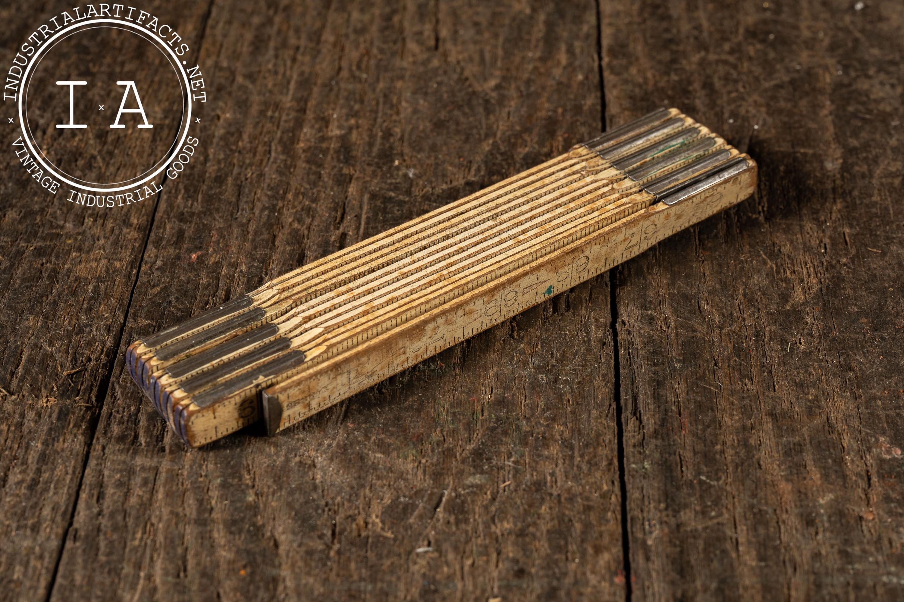 Vintage Folding Yard Stick - Etsy