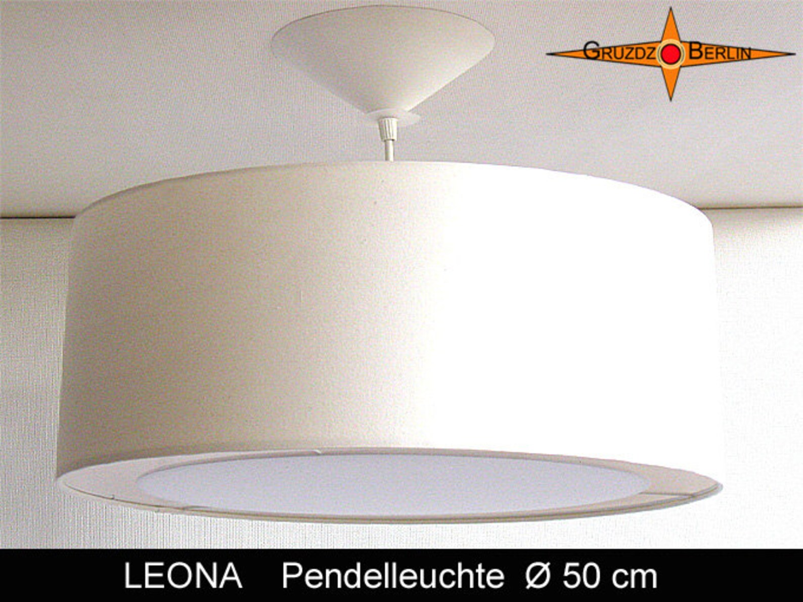 Hanging Lamp With Diffuser LEONA Ø50 Cm Light Cream Color - Etsy