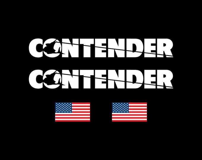 Set of 2 Contender Boat / Trailer Decals Stickers 2 Styles Available - Etsy