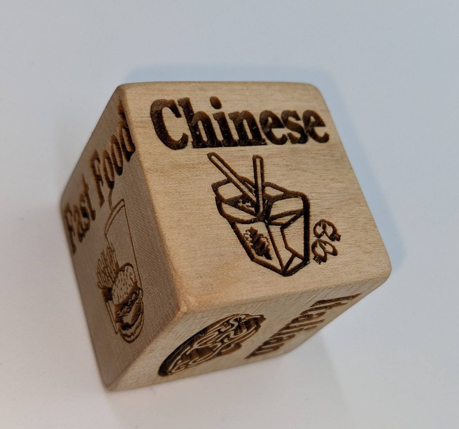 1.5 Custom Wood Decision Die Dinner/food Decision Dice. Trouble ...