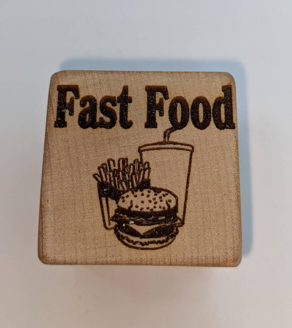 1.5 Custom Wood Decision Die Dinner/food Decision Dice. Trouble ...