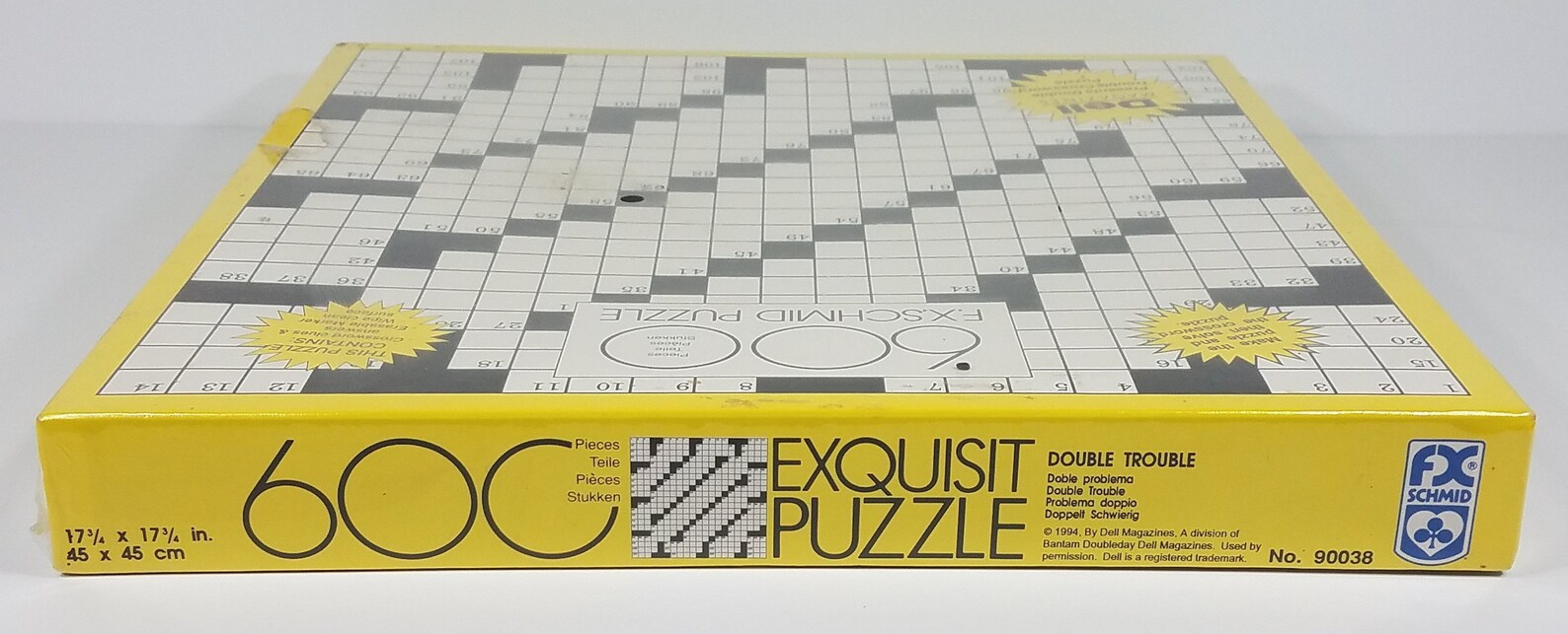 NIP FX Schmid 600 Piece Dell Double Trouble Crossword Jigsaw Puzzle ...