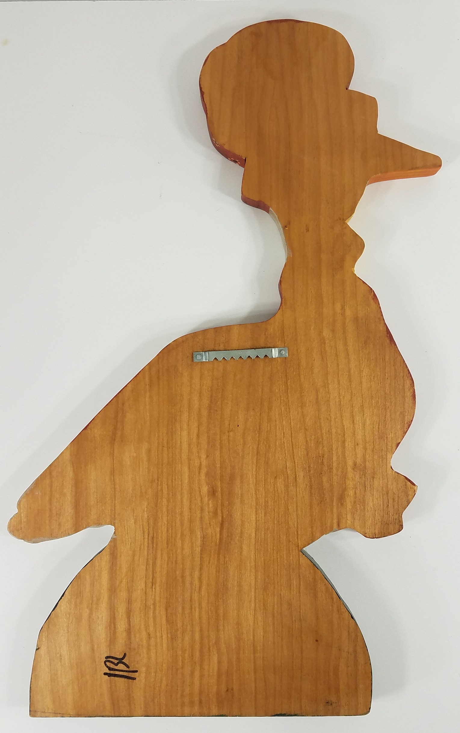 Hand Painted Mother Goose Wood Cutout Hanging Wooden Plaque Jordan 1989 ...