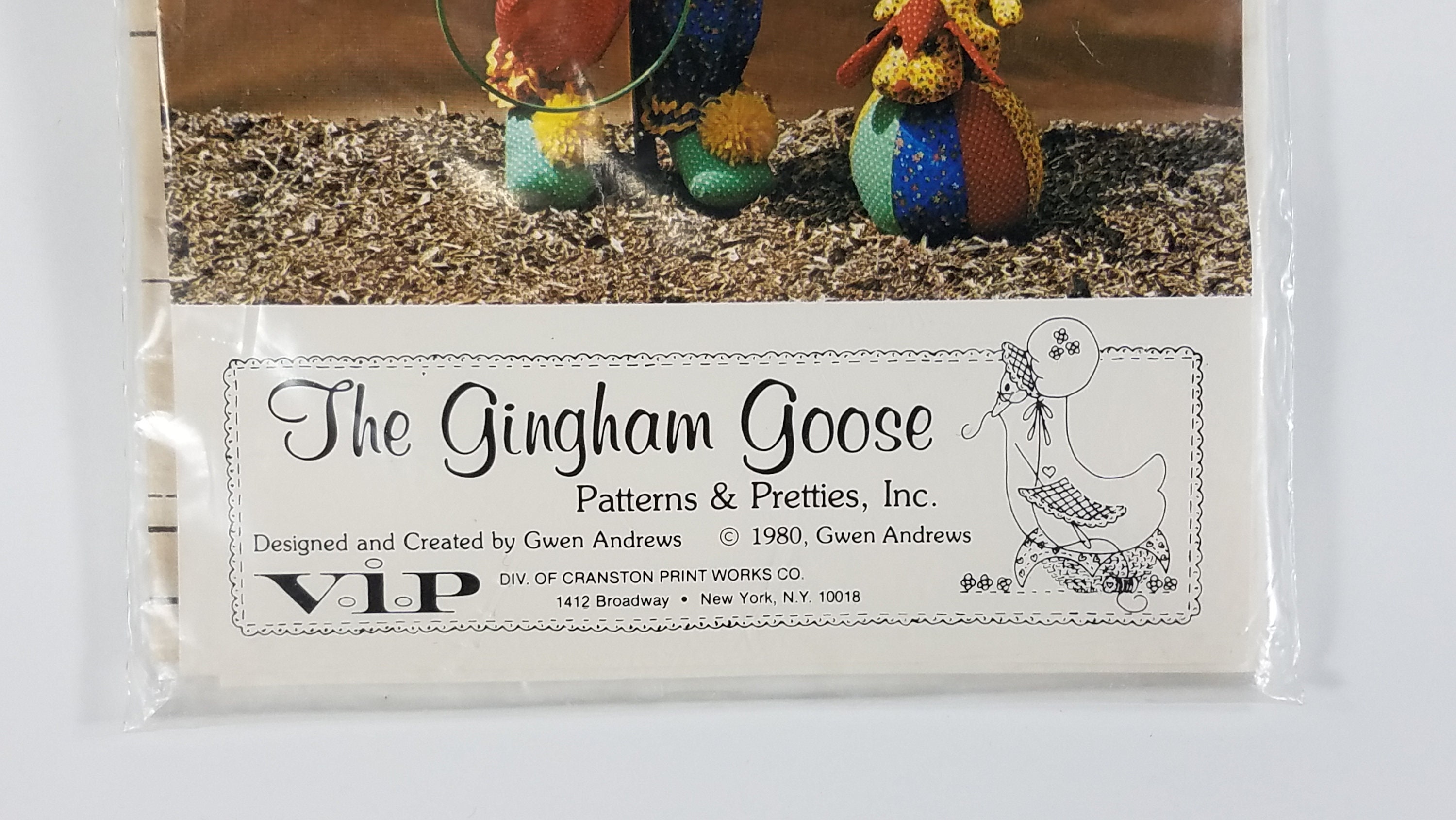 NIP the Gingham Goose 22 Inch Crackers the Clown With Dog Plush Doll ...