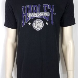 1997 Buckminn's Harley-davidson Xenia Ohio Black Short Sleeve T-shirt ...