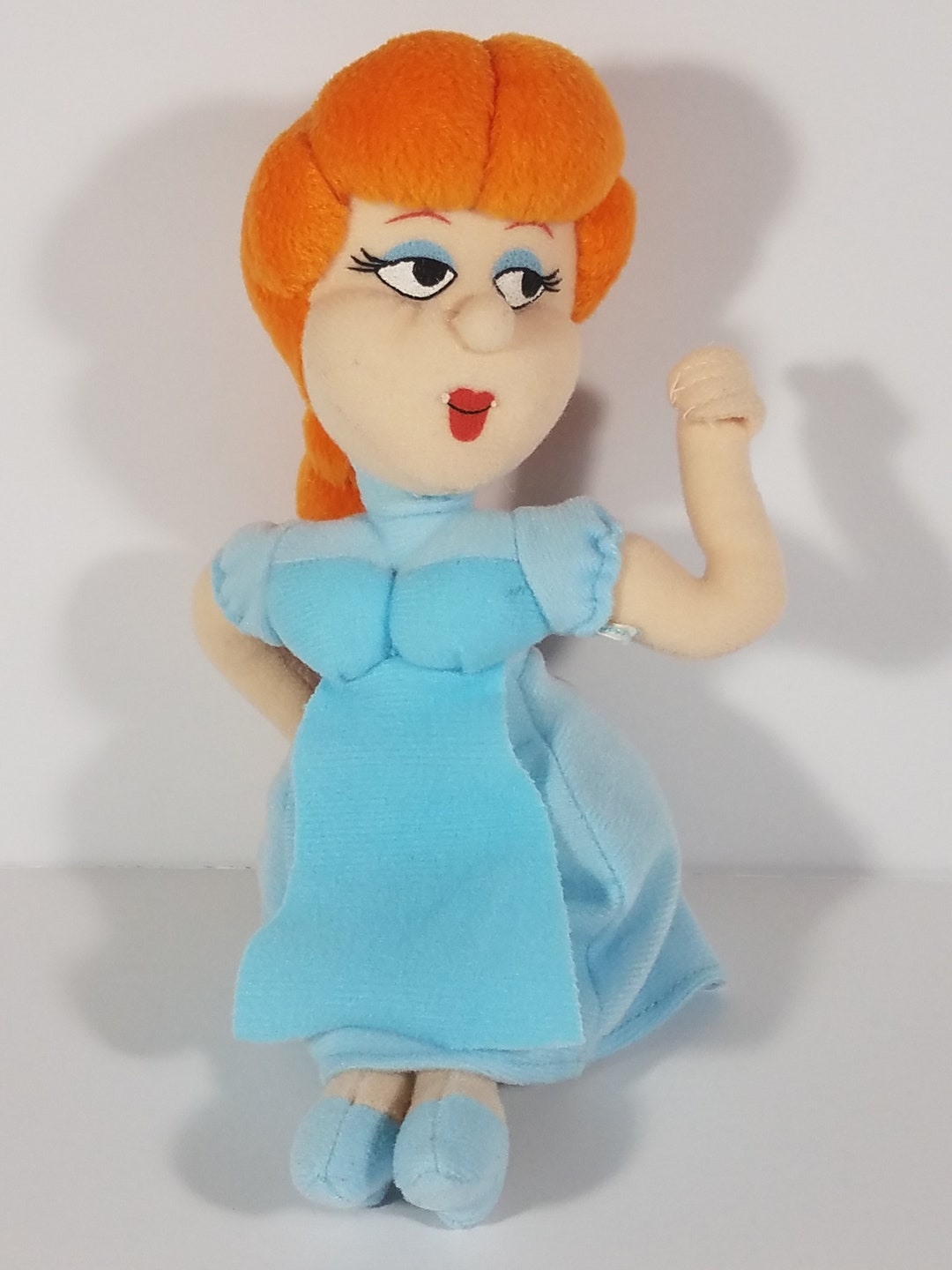 Nell Fenwick 9 Inch Stuffed Plush Doll Rocky Bullwinkle & Friends ...