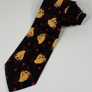 1999 Looney Tunes Taz Tasmanian Devil Kisses Valentine's Day Hearts ...