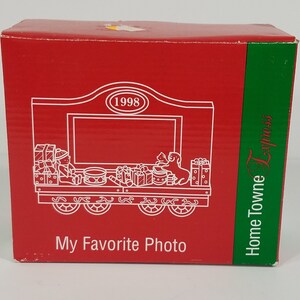 NIP Jcpenney Home Towne Express 1998 Train Car Holiday Christmas Photo ...