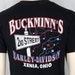 1997 Buckminn's Harley-davidson Xenia Ohio Black Short Sleeve T-shirt ...