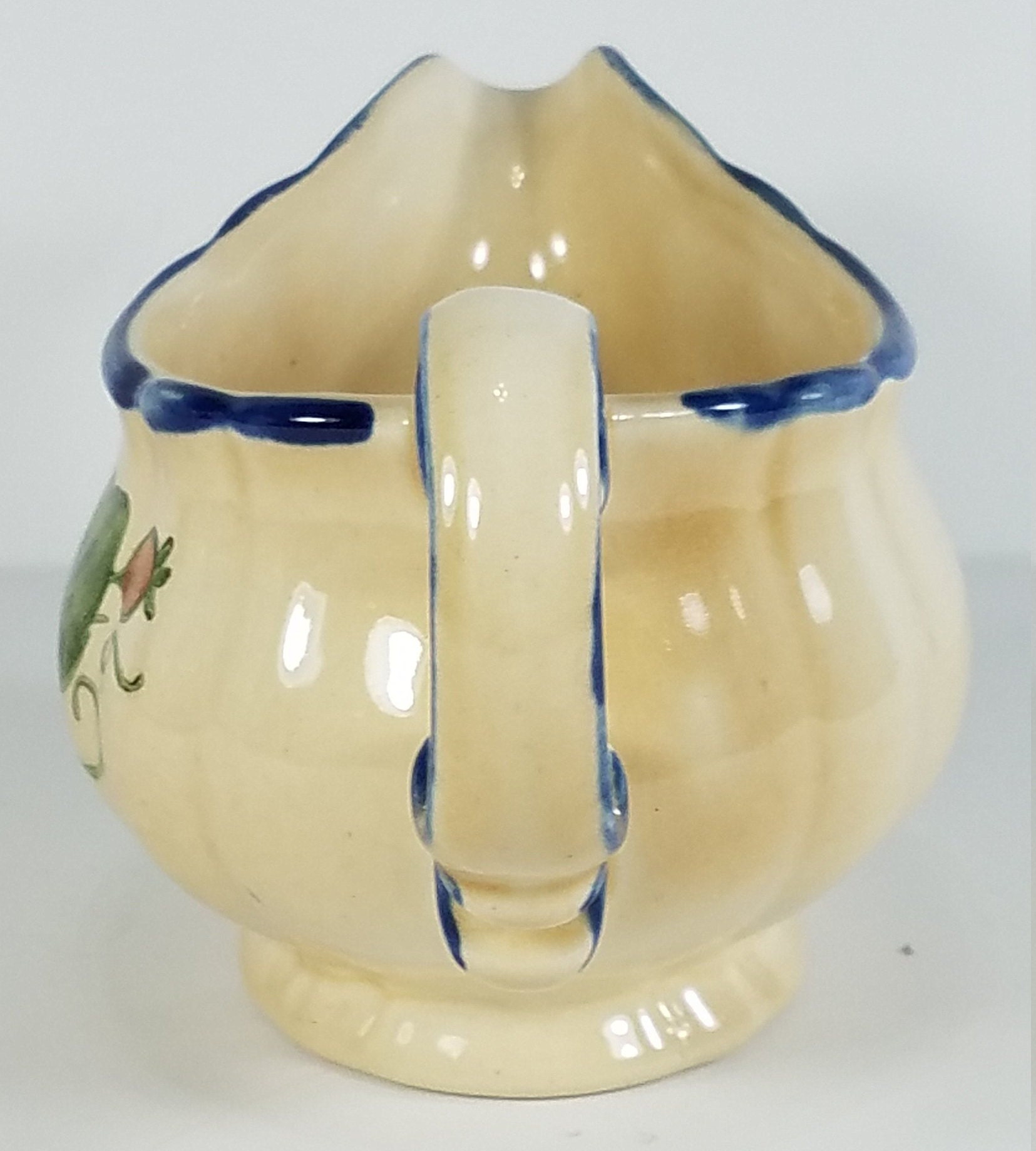 Vernon Ware by Metiox Beige Blue Gigi Floral 6 in Ceramic Gravy Boat ...