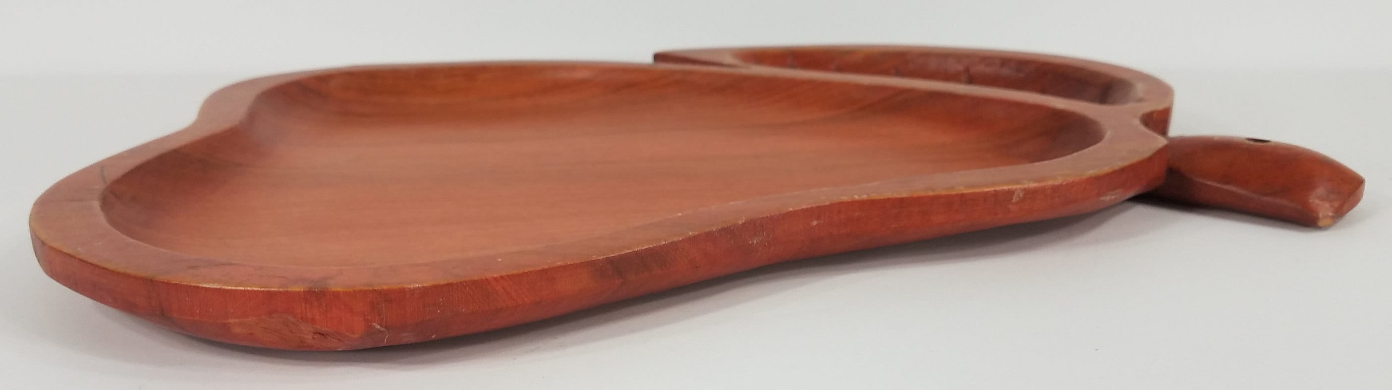 Imapro Hand Carved Wooden Pear Shaped Plate Tray Platter | Etsy