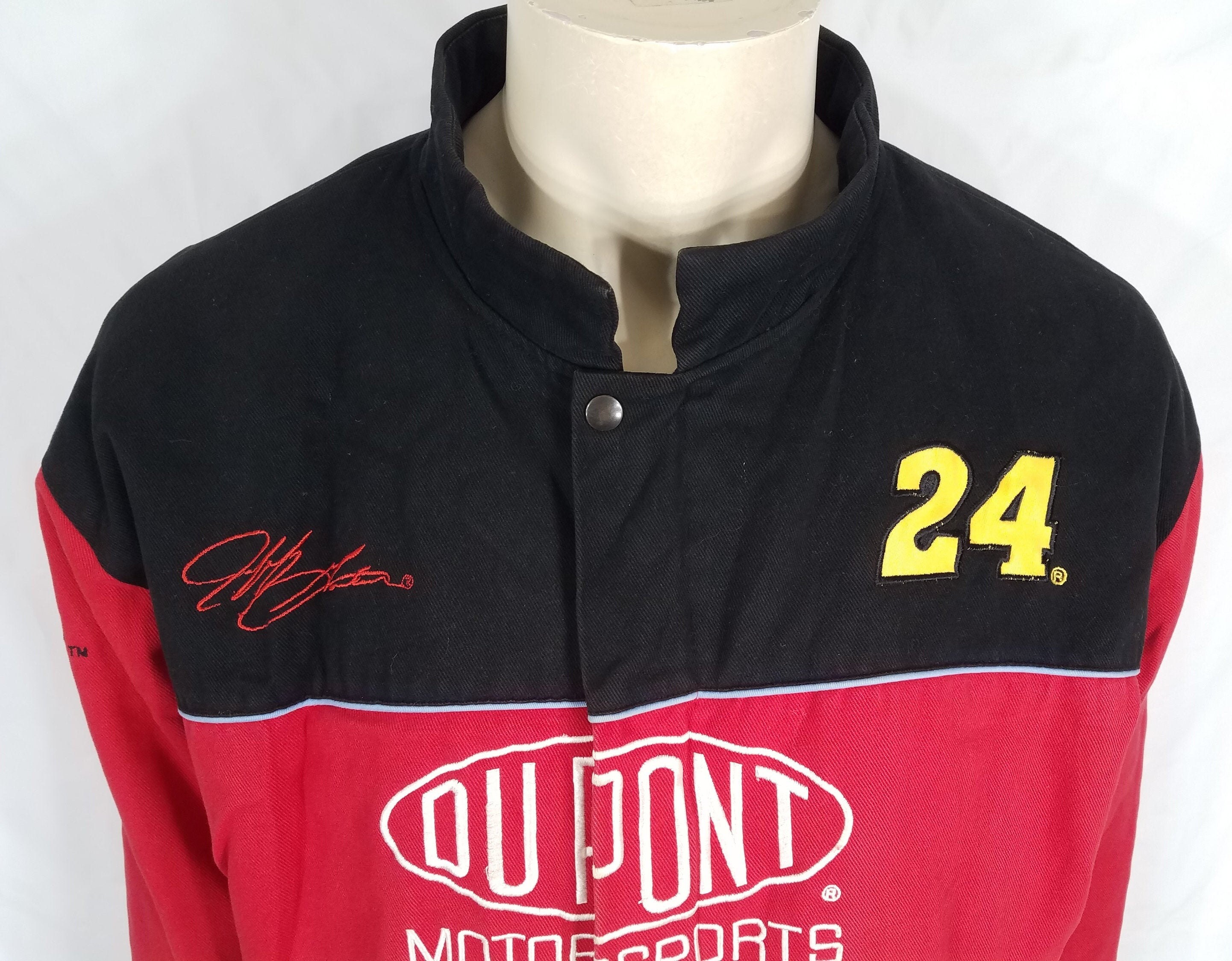Winner's Circle Jeff Gordon Black Red Embroidered Winston - Etsy