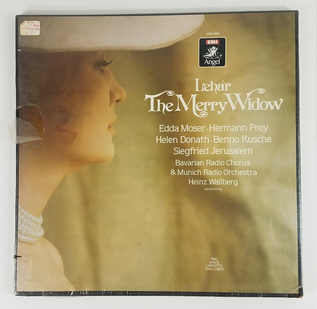 NIP Lehar the Merry Widow 2 LP Vinyl Record Box Set SZBX 3906 Sealed ...