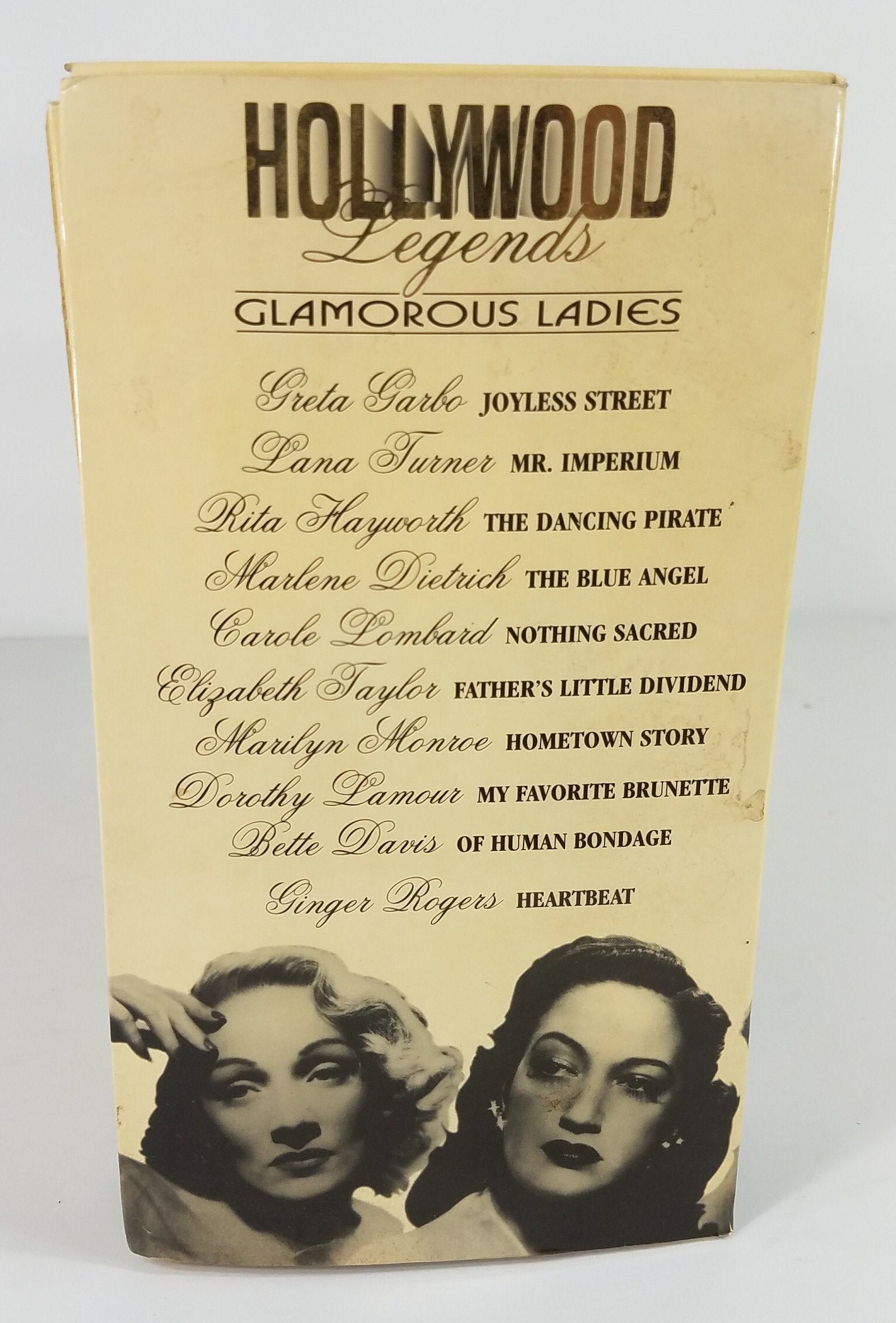 Hollywood Legends Glamorous Ladies 10 VHS Box set Madacy Music Group ...