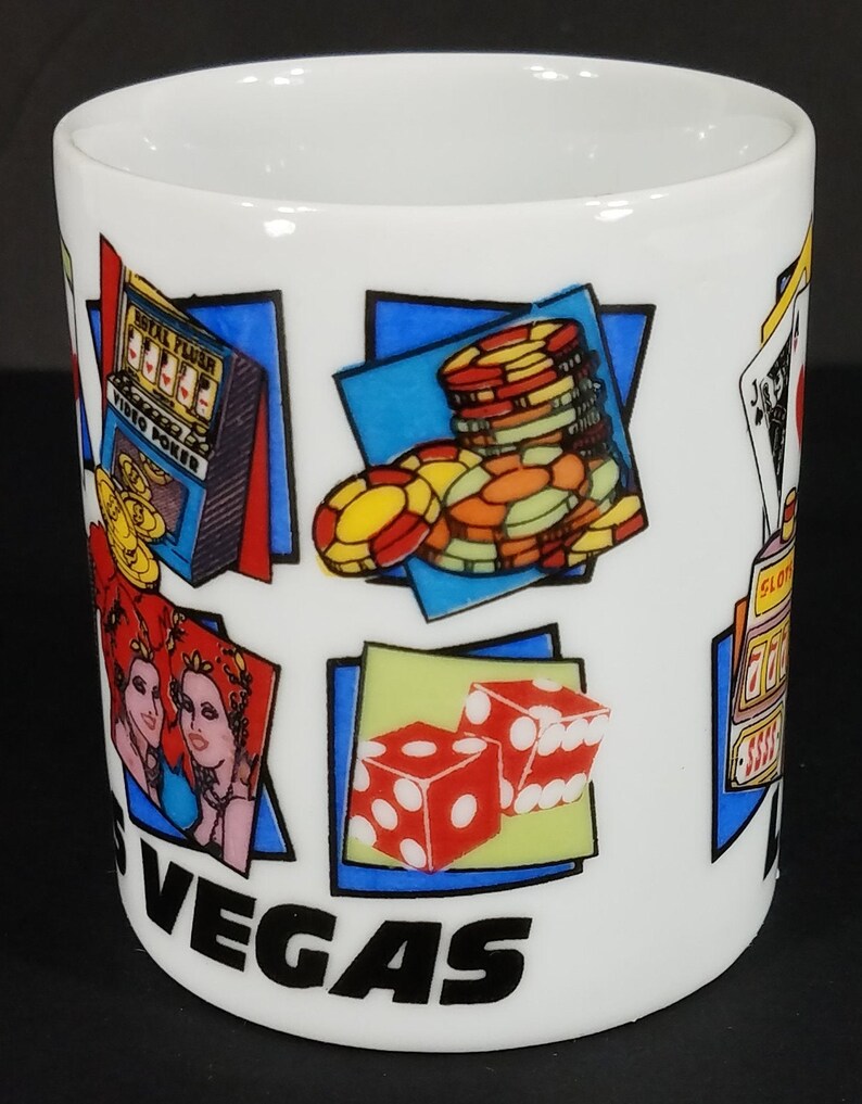 RSA 1991 Las Vegas White Photo Collage Collectible Coffee Cup Mug - Etsy