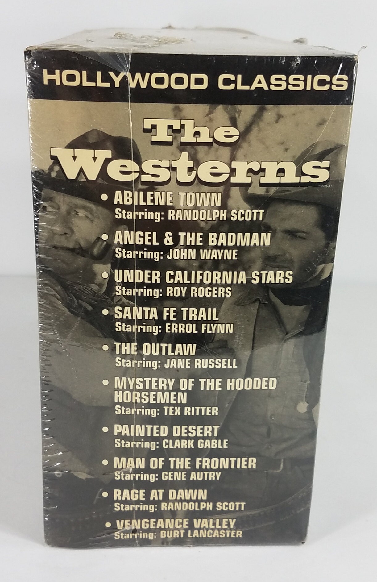 NIP the Westerns Hollywood Classics 10 VHS Box Set Madacy Music Group ...