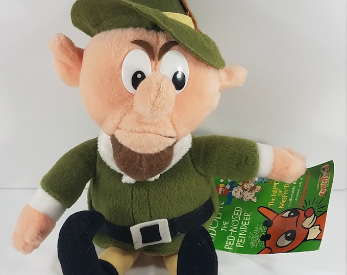 NWT Boss Elf Rudolph the Red-nosed Reindeer 9.5 Inch Plush Doll Vintage ...