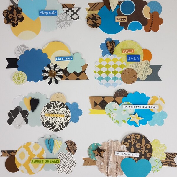 Scrapbook Embellishments Handmade - Etsy