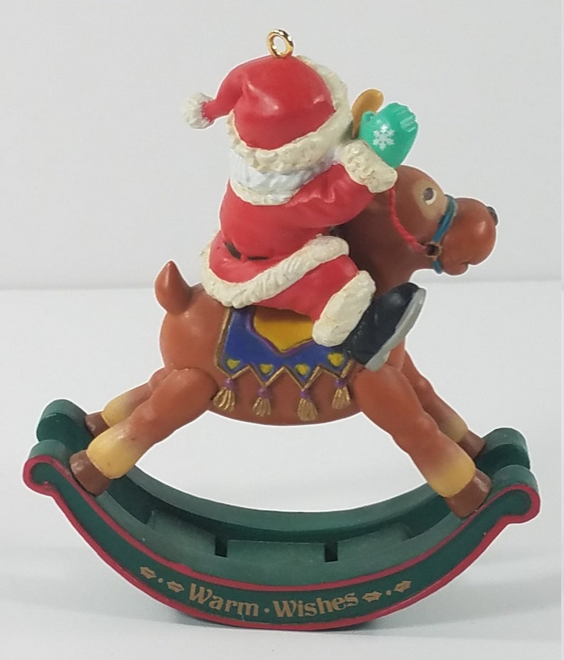 Enesco Treasury Rockin With Santa 1993 Holiday Christmas Tree - Etsy
