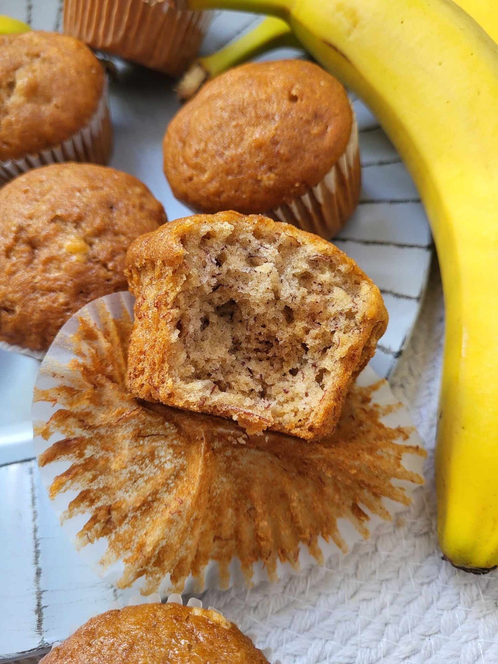Freshly Baked Homemade Banana Muffins 6 Count Half Dozen - Etsy