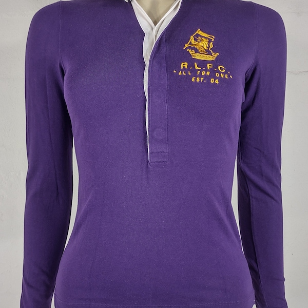 Purple Rugby Shirt - Etsy