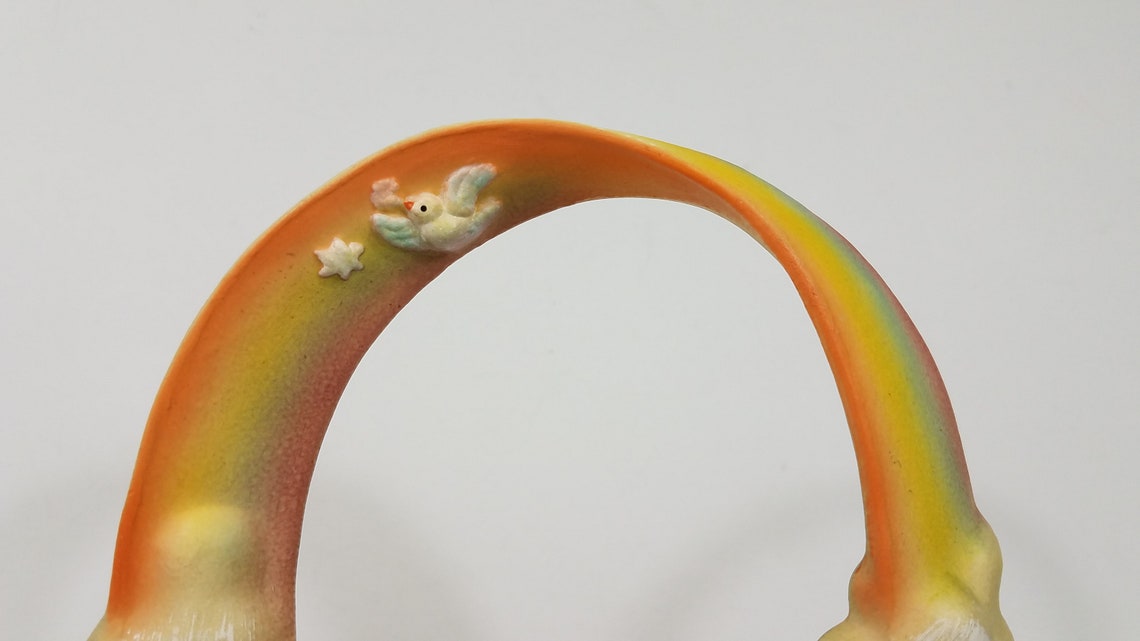 Anri Arched Rainbow Clouds 6.5 Inch Plastic Figurine Display | Etsy