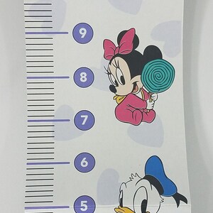 NEW Minnie Mouse Baby Doll Accessories Set Feeding Bathing Growth Chart ...