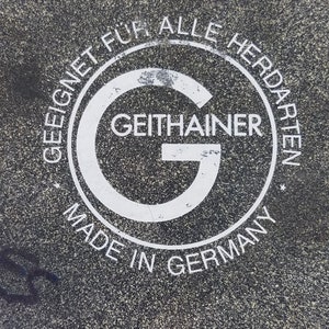 RARE Geithainer Blue White Small Enamel Cookware Pot With Lid Made in ...