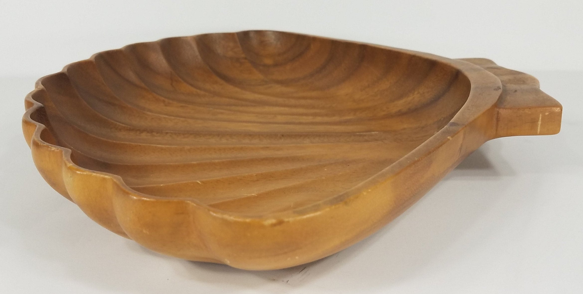 Monkey-pod Seashell Hand Carved Natural Wooden Tray Decorative - Etsy