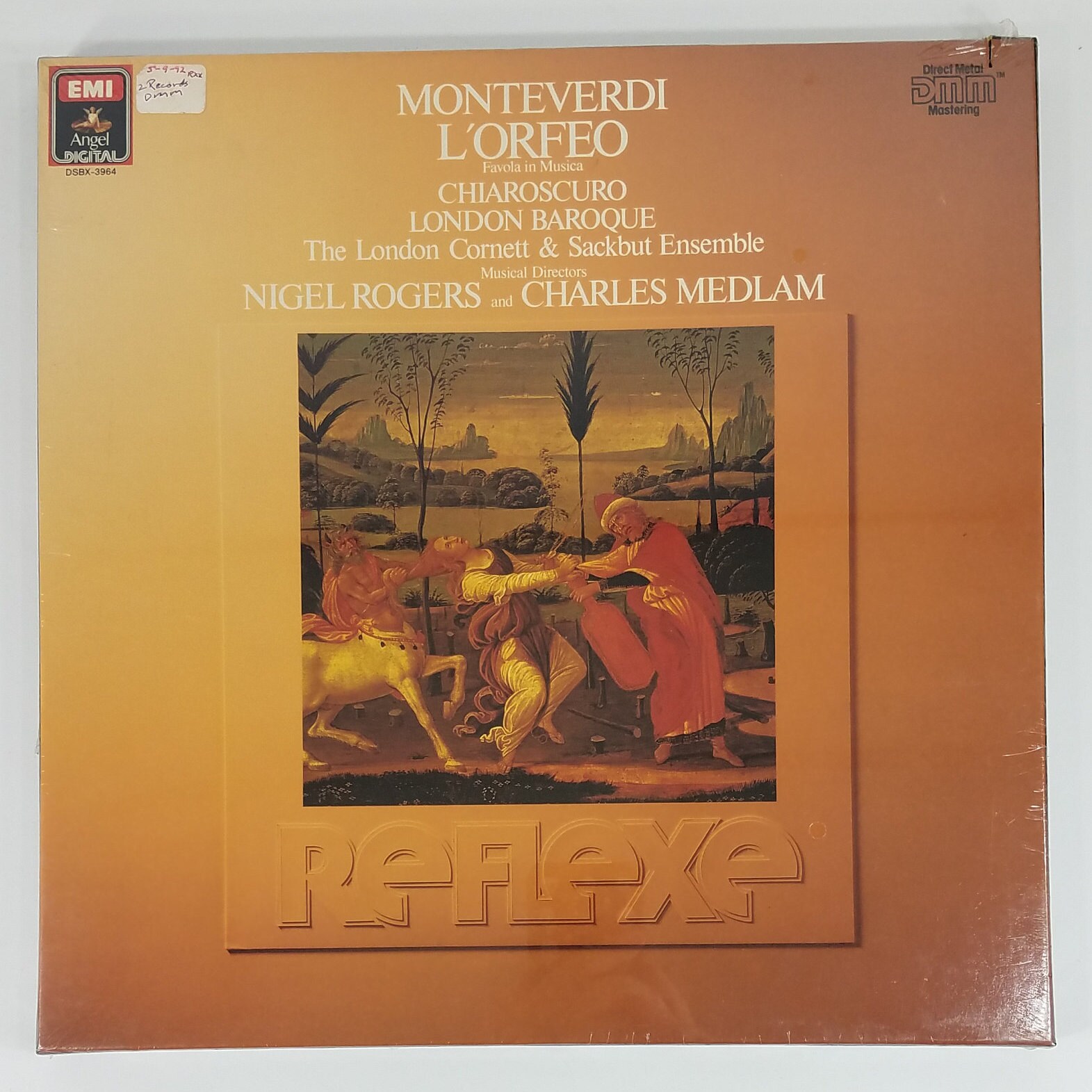 NIP Nigel Rogers Monteverdi L'orfeo Angel EMI Reflexe 2 - Etsy
