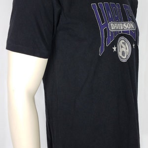 1997 Buckminn's Harley-davidson Xenia Ohio Black Short Sleeve T-shirt ...