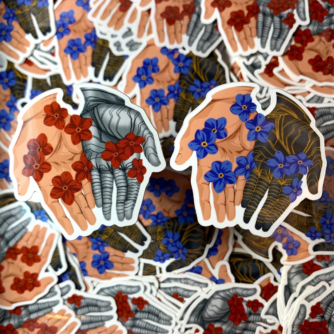 Vinyl Stickers Floral Bucky Barnes the Winter Soldier / - Etsy