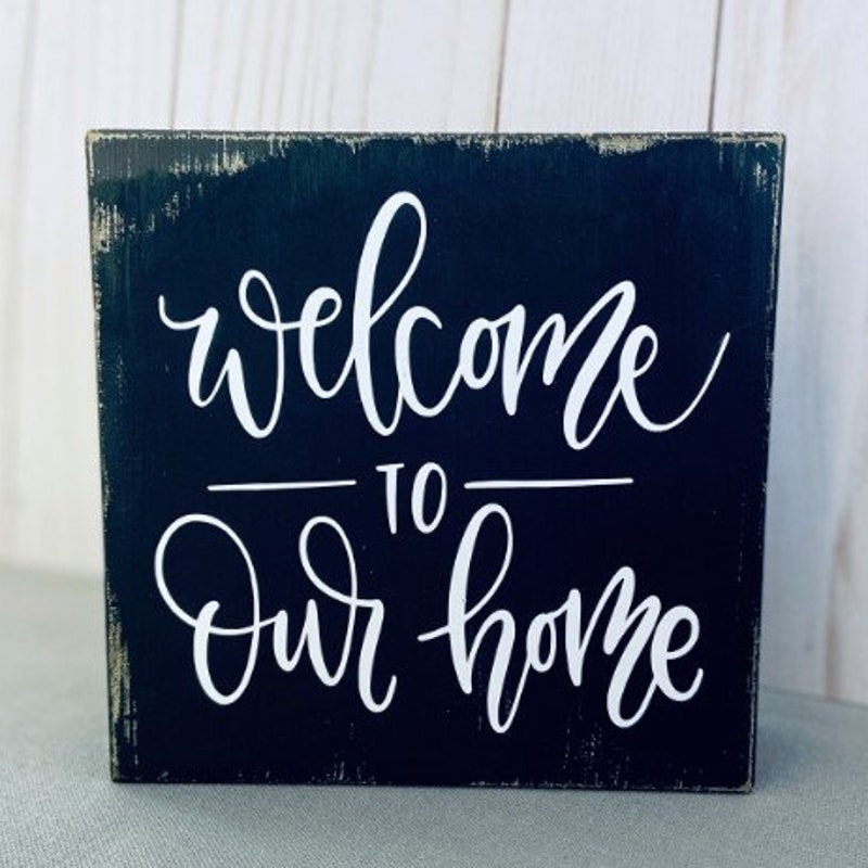6x6 Wood Sign - Etsy