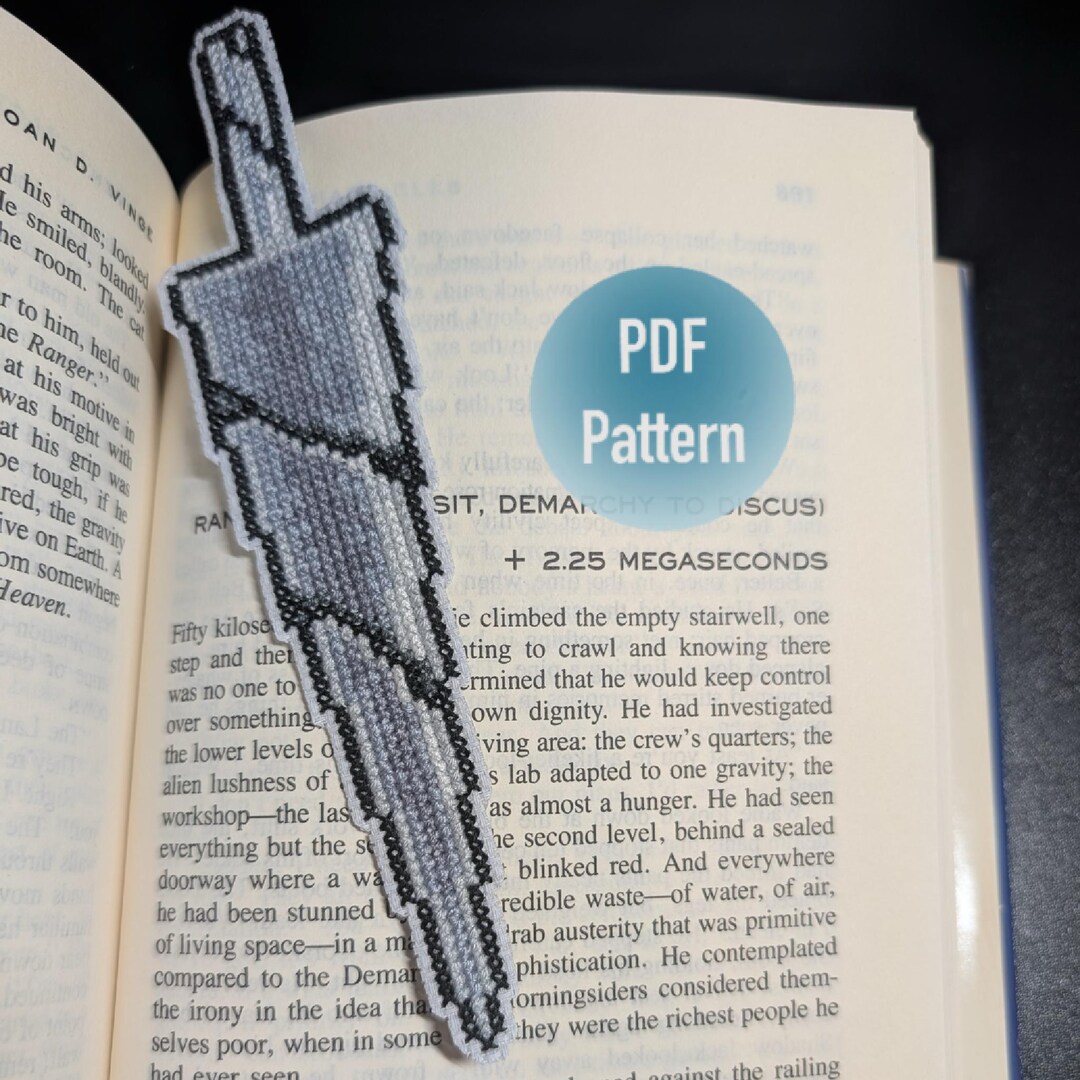 Hollow Knight Old Nail Knight Weapon Bookmark (PATTERN) - Etsy