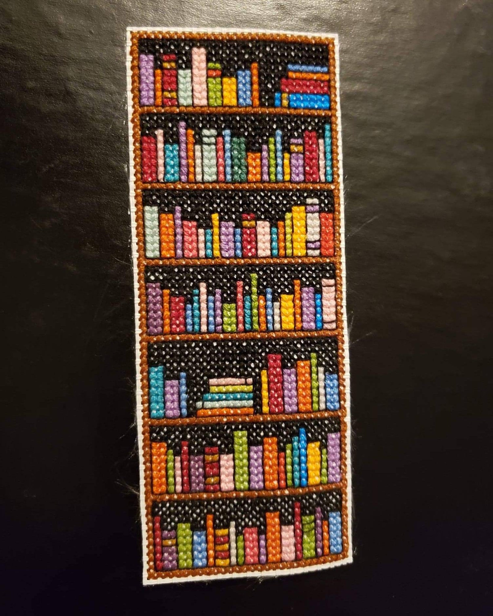 Bookshelf Bookmark Cross Stitch (PATTERN) - Etsy
