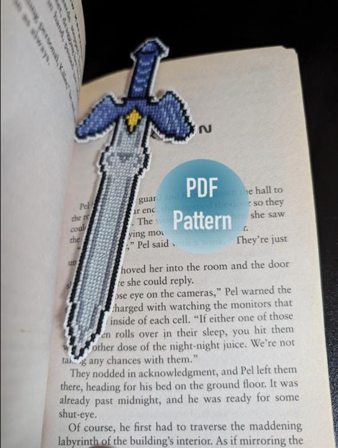 Zelda Master Sword BOOKMARK (PATTERNS) - Etsy
