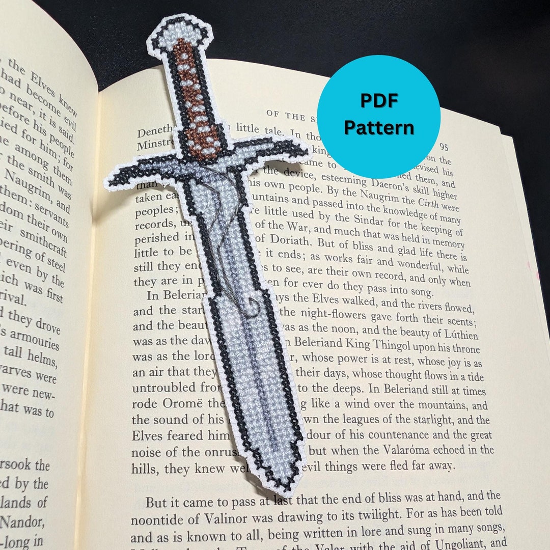 Sting Sword Lotr Bookmark [PATTERNS] - Etsy
