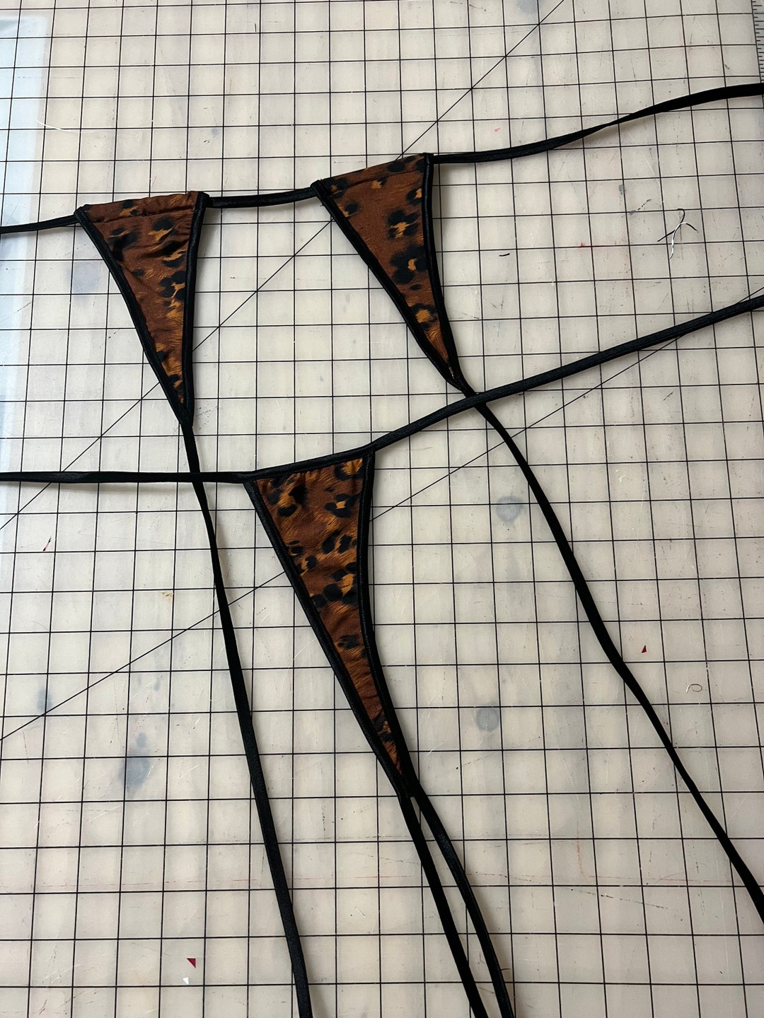 Micro Mini Gstring Bikini Animal Print - Etsy