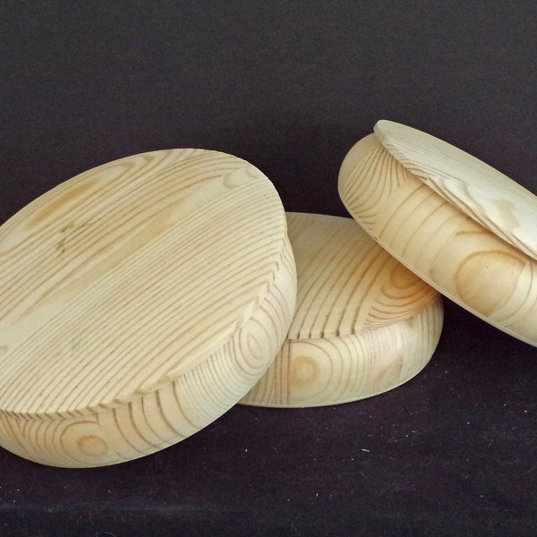 Round Wood Box - Etsy