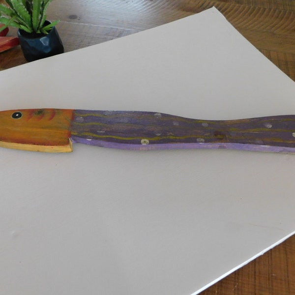 Painted Wood Fish - Etsy