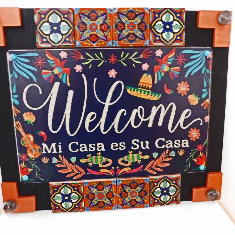 Talavera Welcome Sign - Etsy