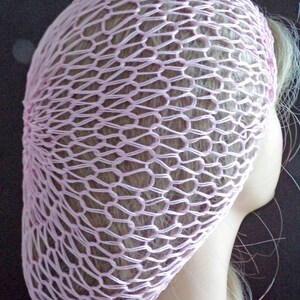 Pink Hair Net Snood . Fits Most . Total Hair Control!! Adjustable and ...