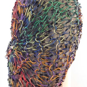 Gold Beads Multi Color Hair Net Snood Head Covering . Fits Most ...