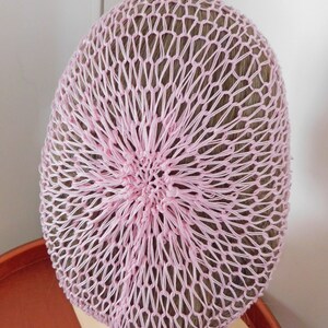 Pink Hair Net Snood . Fits Most . Total Hair Control!! Adjustable and ...