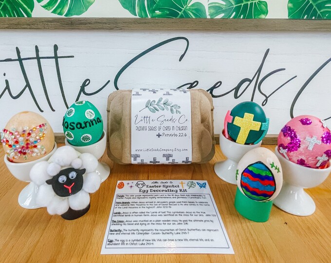 Easter Egg Decorating Kit, Easter Basket, Easter Egg Kit, Easter Craft ...