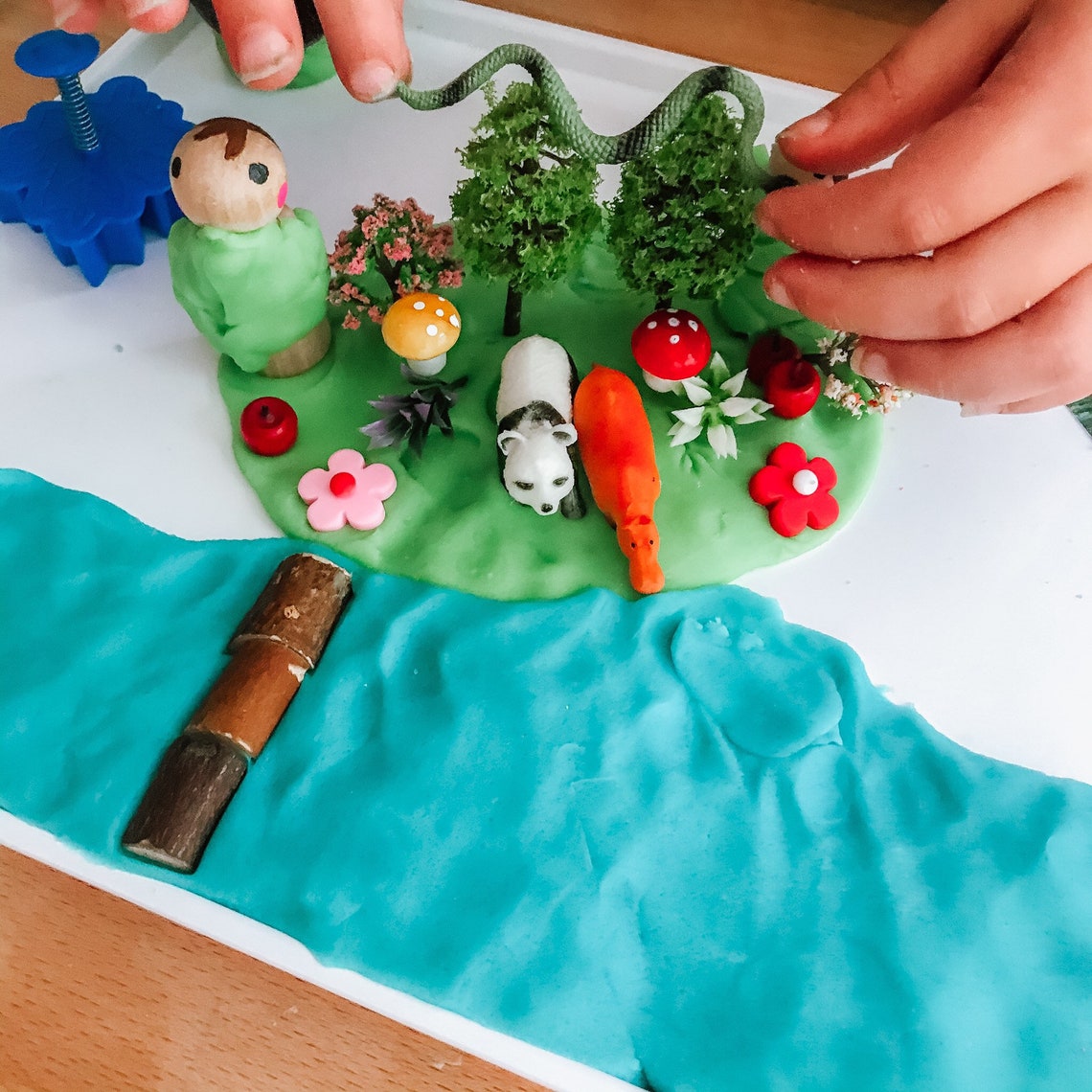 The Creation Story Playdough Kit, Adam and Eve Bible Story, Bible Peg ...