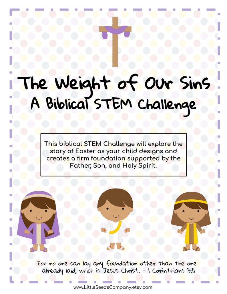 Bible Education Homeschooling Easter Church Bible Play A Biblical STEM ...